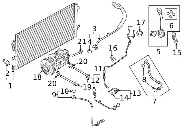 Genuine Porsche 95B260367J Heater Pipe Line - Porsche