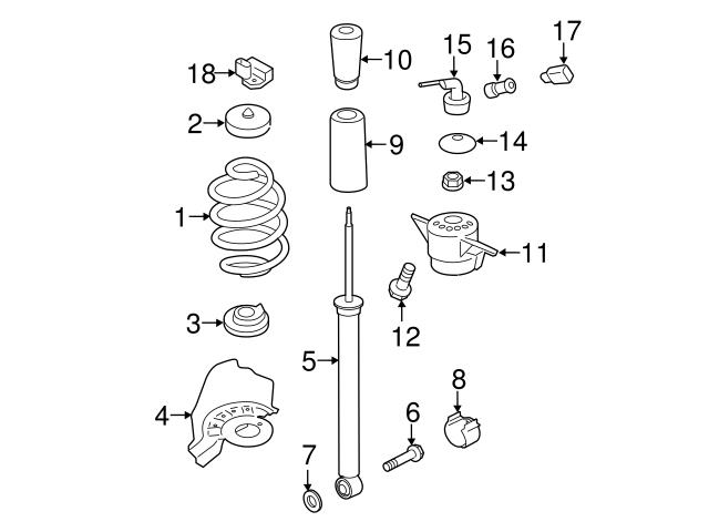 Genuine Porsche 95B512131D Shock Bumper; Left, Right - Porsche