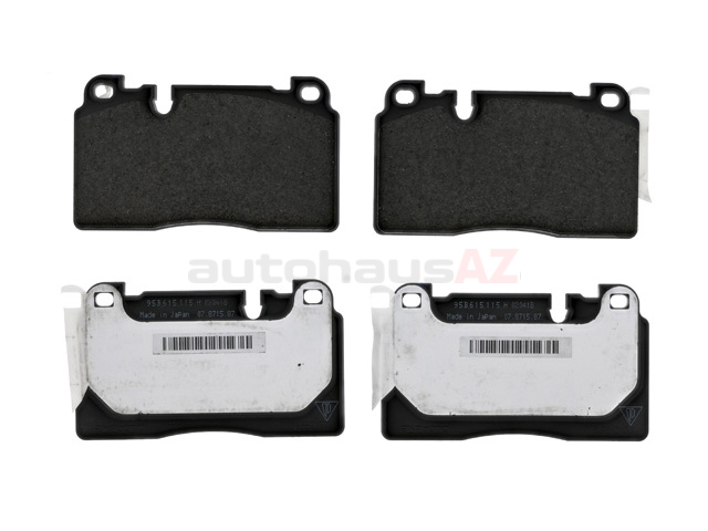 Genuine Porsche 95B698151AM Brake Pad Set; Front - Porsche | 95B698151F ...