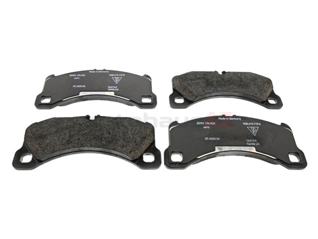 Genuine Porsche 95B698151AS Brake Pad Set; Front - Porsche | 95B698151S