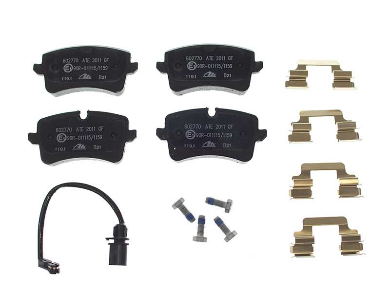 ATE 95B698451H, 602770 Brake Pad Set; Rear - Porsche | 95B698451E