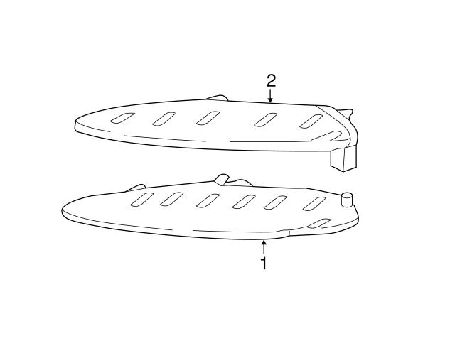 Genuine Porsche 95B953050A Turn Signal Light Assembly; Right - Porsche ...