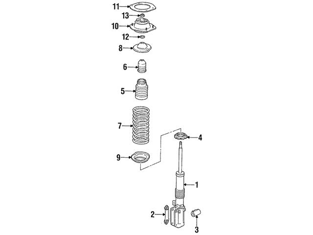 Genuine Porsche 96434353113504 Coil Spring; Left, Right - Porsche ...