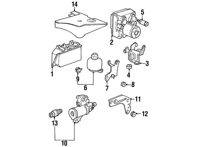 Genuine Porsche 96435530510 Brake Proportioning Valve/Pressure ...