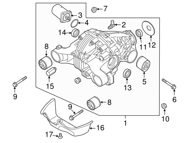 Genuine Porsche 97030280100 Differential Pinion Seal; Front - Porsche ...