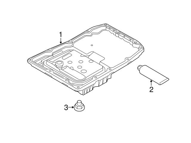 Genuine Porsche 97032182500 Auto Trans Oil Pan Drain Plug - Porsche