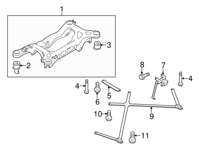 Genuine Porsche 97033302103 Ride Height Sensor; Left - Porsche