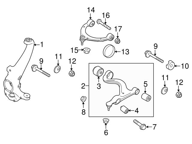 Genuine Porsche 97034121720 Control Arm Bolt; Left, Right - Porsche