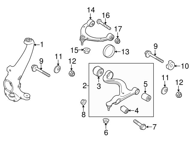 Genuine Porsche 97034124122 Control Arm Bushing - Porsche | 97034124121