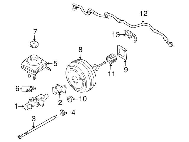 Genuine Porsche 97035557706 Brake Vacuum Hose - Porsche | 97035557704