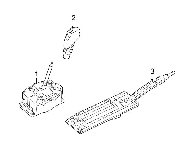 Genuine Porsche 97042693301 Auto Trans Shifter Cable - Porsche ...