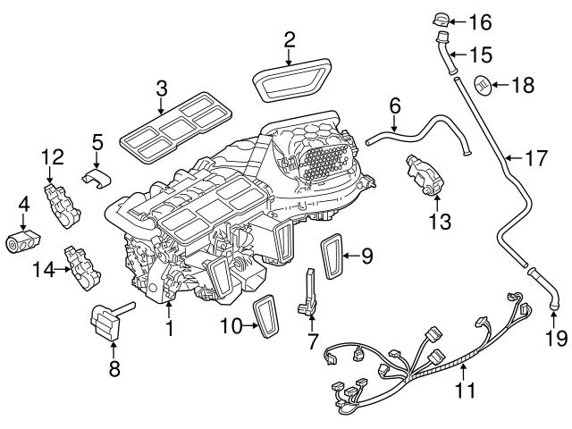 Genuine Porsche 97057362100 A/C Expansion Valve Gasket; Front - Porsche