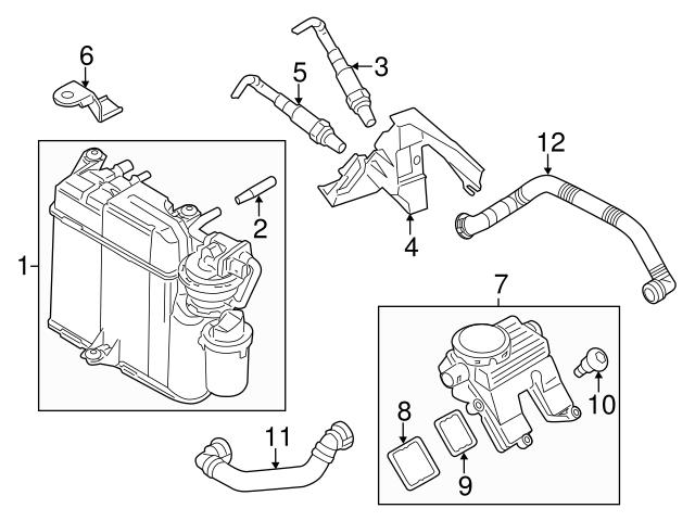 Genuine Porsche 97060617402 Oxygen Sensor; Rear Right - Porsche
