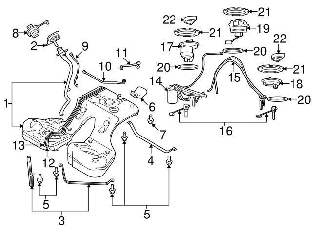 Genuine Porsche 97062083101 Fuel Tank Sending Unit; Right - Porsche
