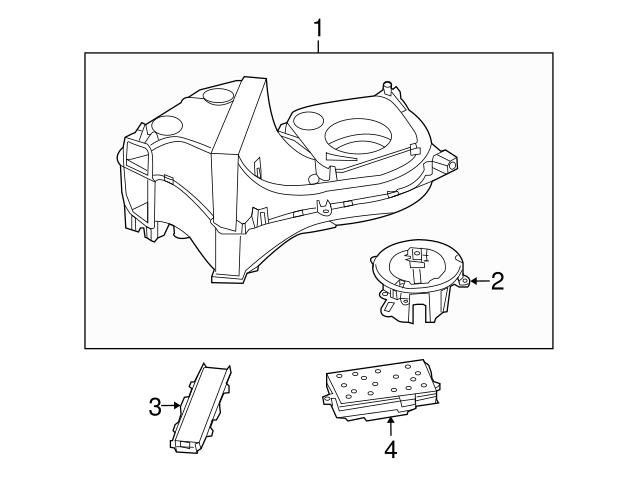 Genuine Porsche 97062442301 Blower Motor Control Unit - Porsche