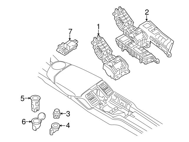 Genuine Porsche 97063213200 Courtesy Light; Left, Right - Porsche