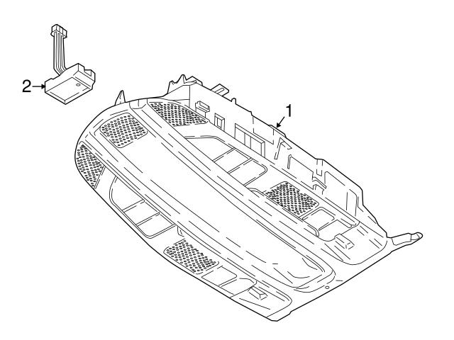 Genuine Porsche 971035711 Navigation Microphone - Porsche