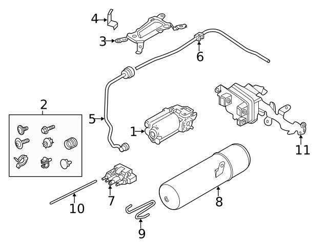 Genuine Porsche 971616056B Suspension Self-Leveling Valve - Porsche ...