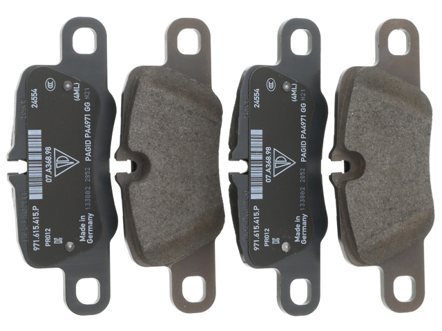 Genuine Porsche 971698451L Brake Pad Set; Rear - Porsche