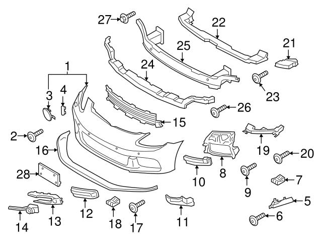 Genuine Porsche 971807347 Headlight Bracket; Left - Porsche