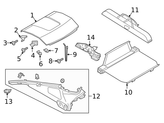 Genuine Porsche 9718682531E0 Radio Antenna Base; Left - Porsche