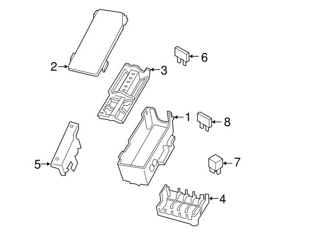 Genuine Porsche 971907613A Fuse Box Cover - Porsche