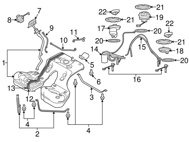 Genuine Porsche 971919679G Fuel Pump Housing; Left | 97020142500 ...