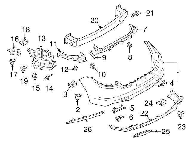 Genuine Porsche 971945105A Reflector Panel; Left - Porsche | 971945105