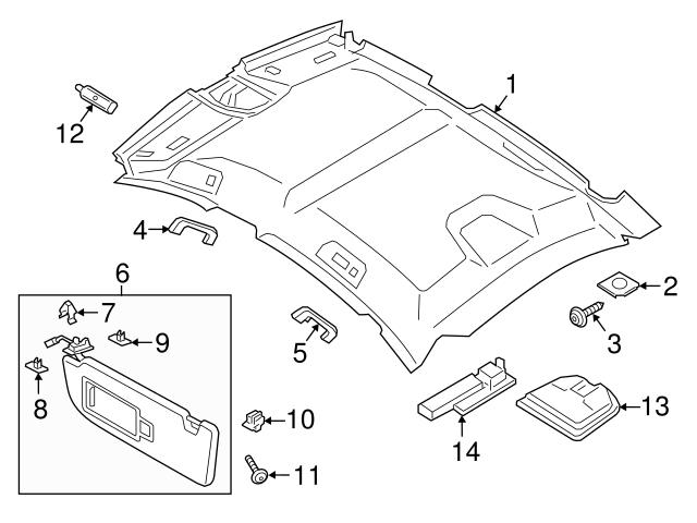 Genuine Porsche 971947304B Dome / Map Lamp Connector - Porsche | 971947304A
