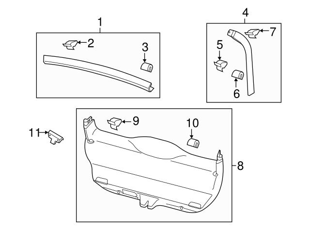 Genuine Porsche 974947411A Courtesy Light | 971947411 974947411