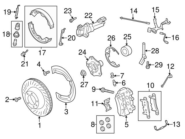 Genuine Porsche 98135294980 Brake Pad Set; Rear - Porsche