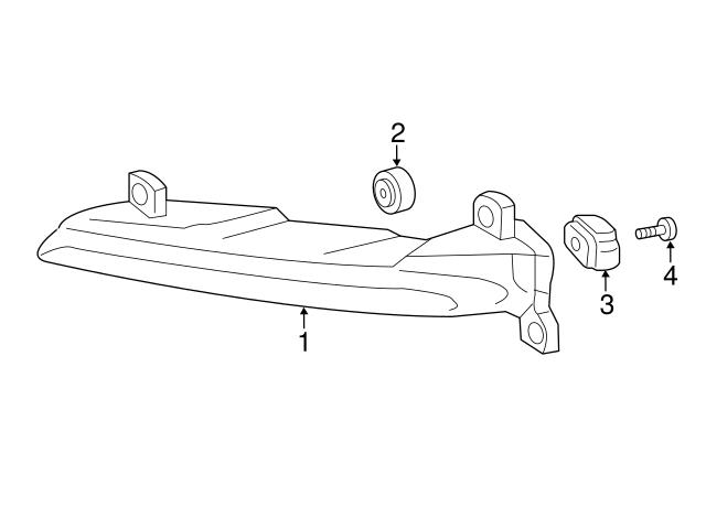 Genuine Porsche 982953041C Daytime Running Light; Left | 982953041B