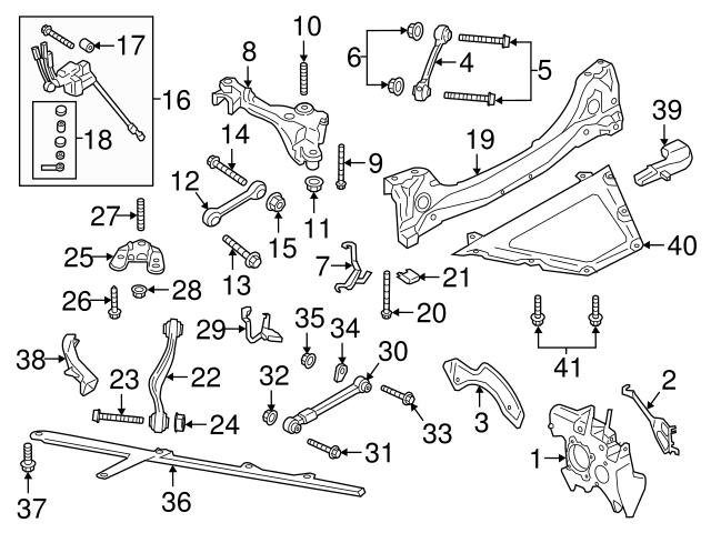 Genuine Porsche 99133105381 Control Arm; Rear Lower Rearward - Porsche ...