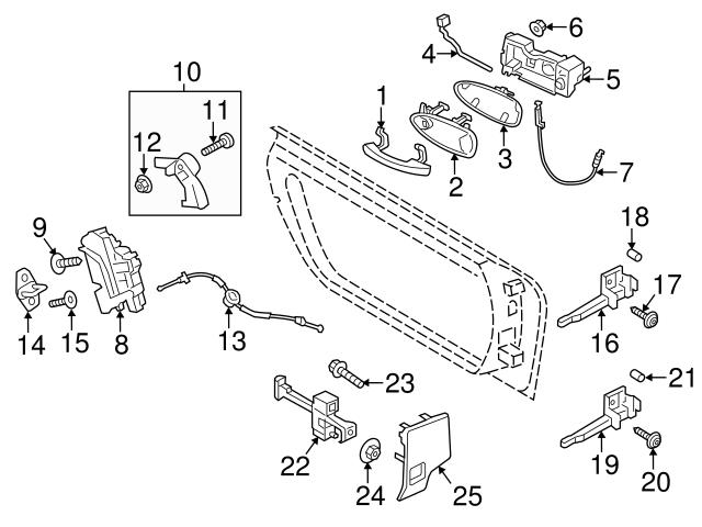 Genuine Porsche 99153132001 Door Hinge Parts - Porsche | 99153132000