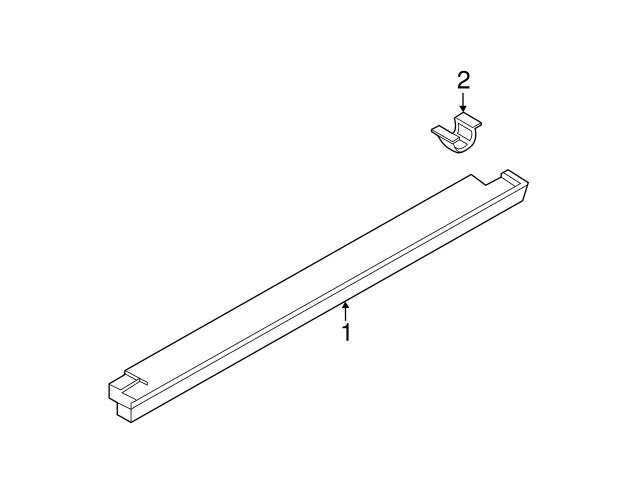 Genuine Porsche 99163118501 Center High Mount Stop Light; Rear - Porsche