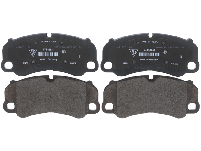 Genuine Porsche 992698151S Brake Pad Set; Front - Porsche | 992698151F