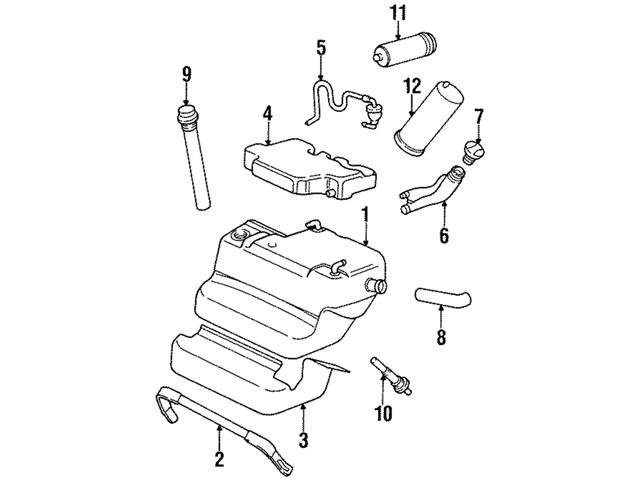 Genuine Porsche 99320122103 Vapor Canister Filter Seal - Porsche ...