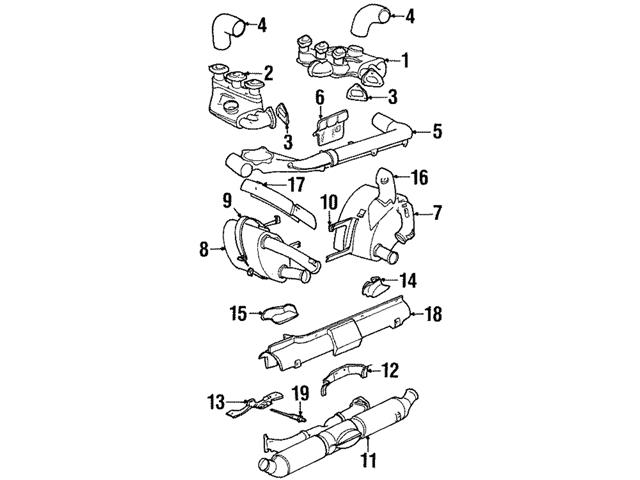 Genuine Porsche 99321121603 Exhaust Heat Shield; Right - Porsche ...