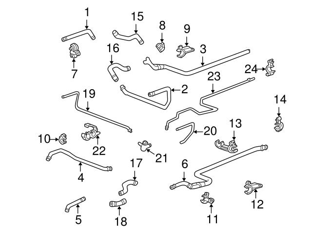 Genuine Porsche 99610622772 Coolant Pipe; Rear - Porsche | 99610622703 ...