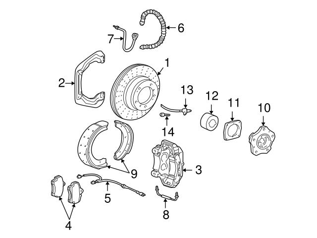 Genuine Porsche 99635242103 Brake Caliper; Rear Left - Porsche