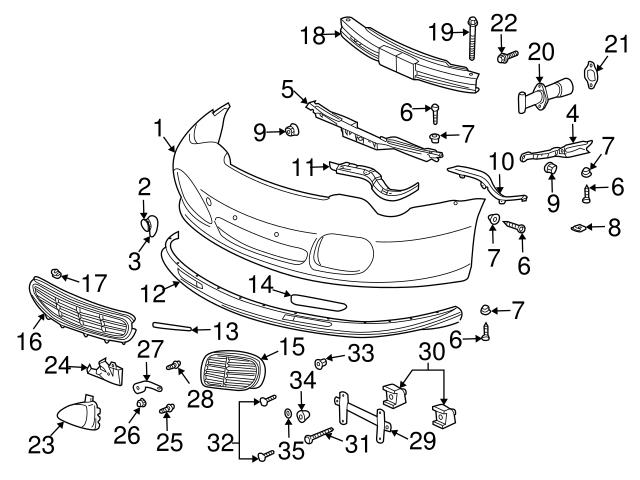 Genuine Porsche 9965055610001C Grille Air Intake - Porsche