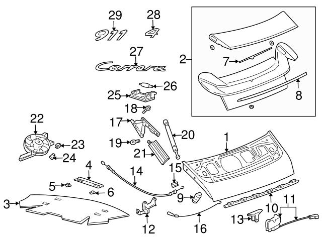 Genuine Porsche 99655671103 Sound Absorber - Porsche | 99655671101 ...