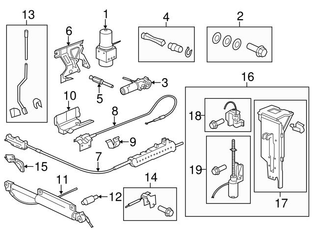 Genuine Porsche 99656167301 Convertible Top Motor Repair Kit - Porsche ...