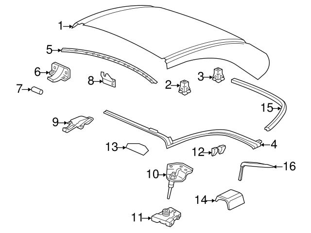 Genuine Porsche 99656341301 Convertible Top Crank - Porsche | 99656341300