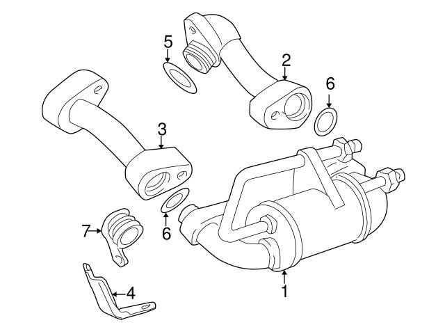 Genuine Porsche 99657306903 Fuel Cooler - Porsche | 99657306900 99657306902