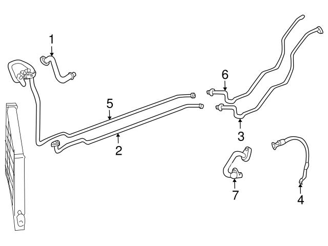 Genuine Porsche 99657309202 A/C Refrigerant Discharge / Suction Hose ...