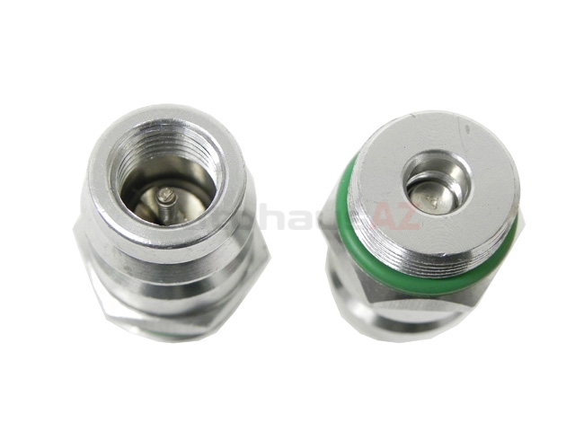Genuine Porsche 99657346600 A/C Service Valve; High Side - Porsche