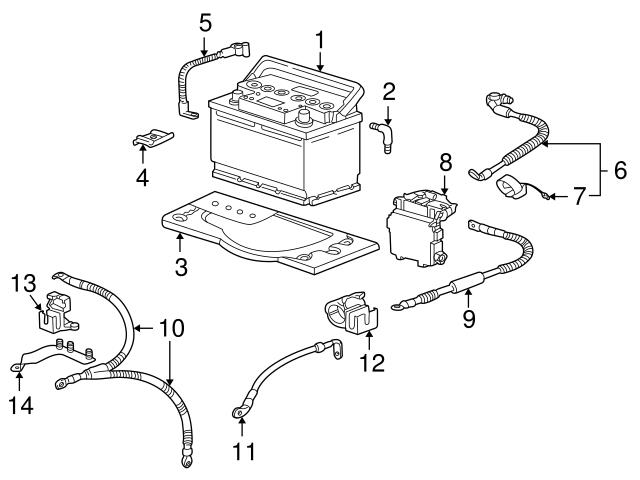 Genuine Porsche 99661209111 Battery Cable - Porsche