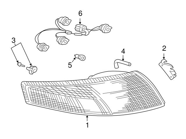 Genuine Porsche 99663143601 Tail Light Harness; Left, Right - Porsche ...