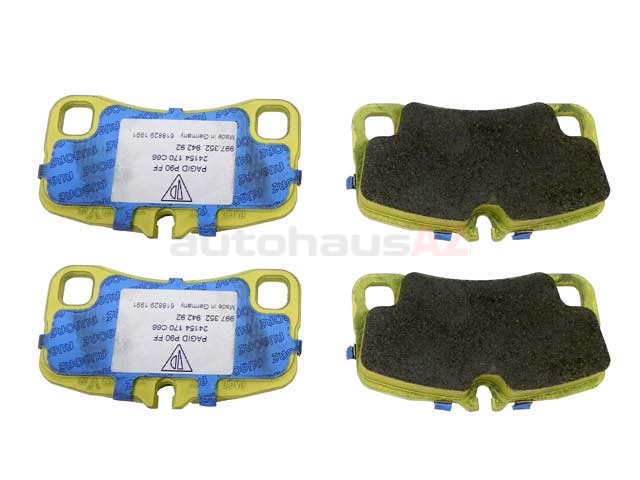 Genuine Porsche 99735294797 Brake Pad Set; Rear - Porsche | 99735294792